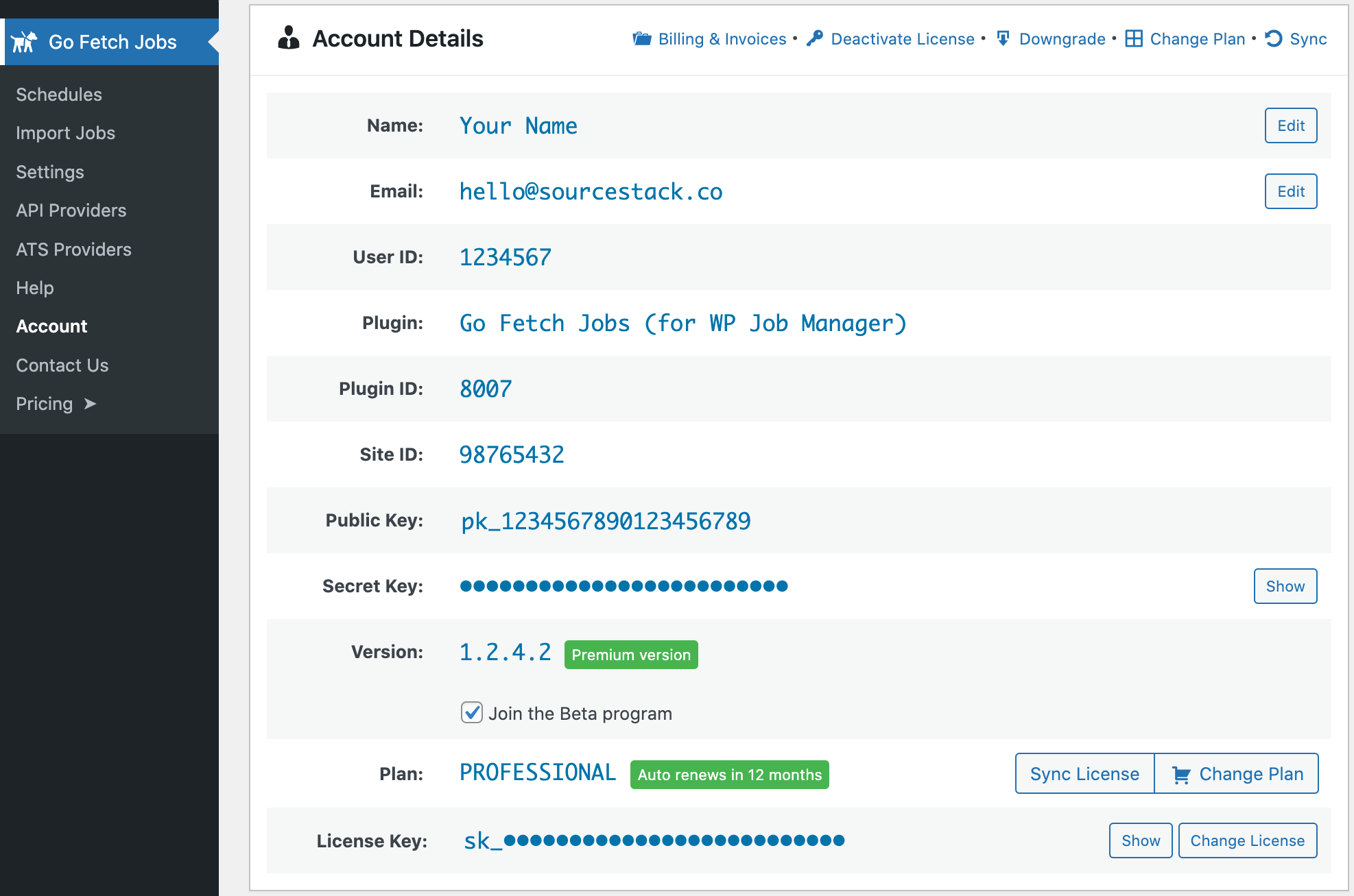 Connecting GoFetchJobs - SourceStack